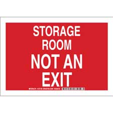 Storage Room Not An Exit Sign/ Buy Online