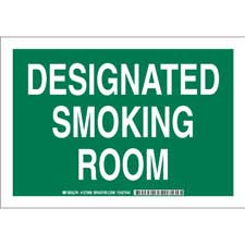 DeSignated Smoking Room Sign/ Buy Online