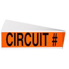 Circuit Number Conduit and Voltage Labels| Buy online
