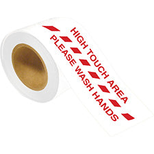Brady High Touch Area Please Wash Hands Floor Tape| Buy Online