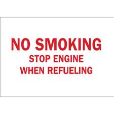 NO SMOKING Stop Engine When Refueling Sign/ Buy online