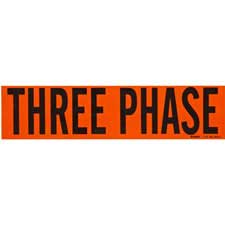 Three Phase Conduit and Voltage Labels| Buy online