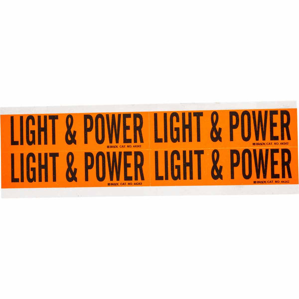 Light and Power Conduit and Voltage Labels| Buy online