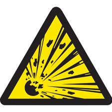 Warning Labels - Picto: Explosive Material