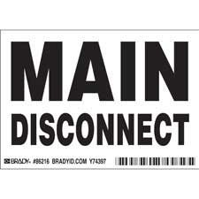 MAIN DISCONNECT Labels| Buy online