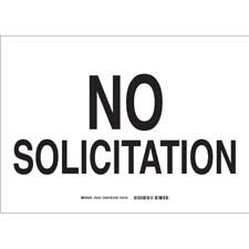 No Solicitation Sign/ Buy Online