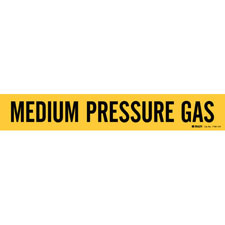 MEDIUM PRESSURE GAS Pipe Marker| Buy online